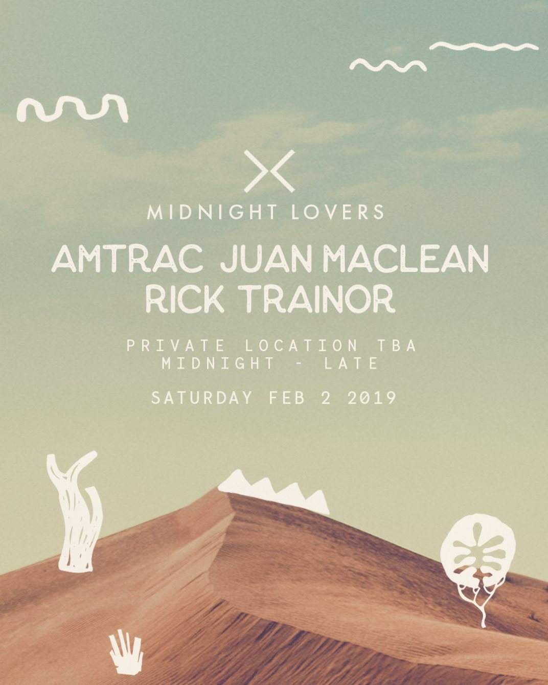 Midnight Lovers with Amtrac, Juan Maclean, Rick Trainor at TBA ...