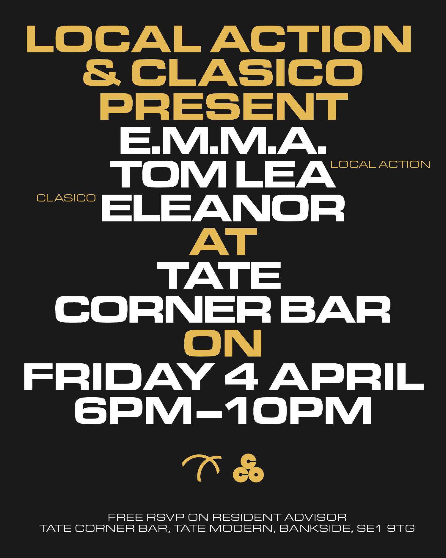 Local Action x Clasico at The Tate: E.m.m.a., ELEANOR, Tom Lea at Tate ...
