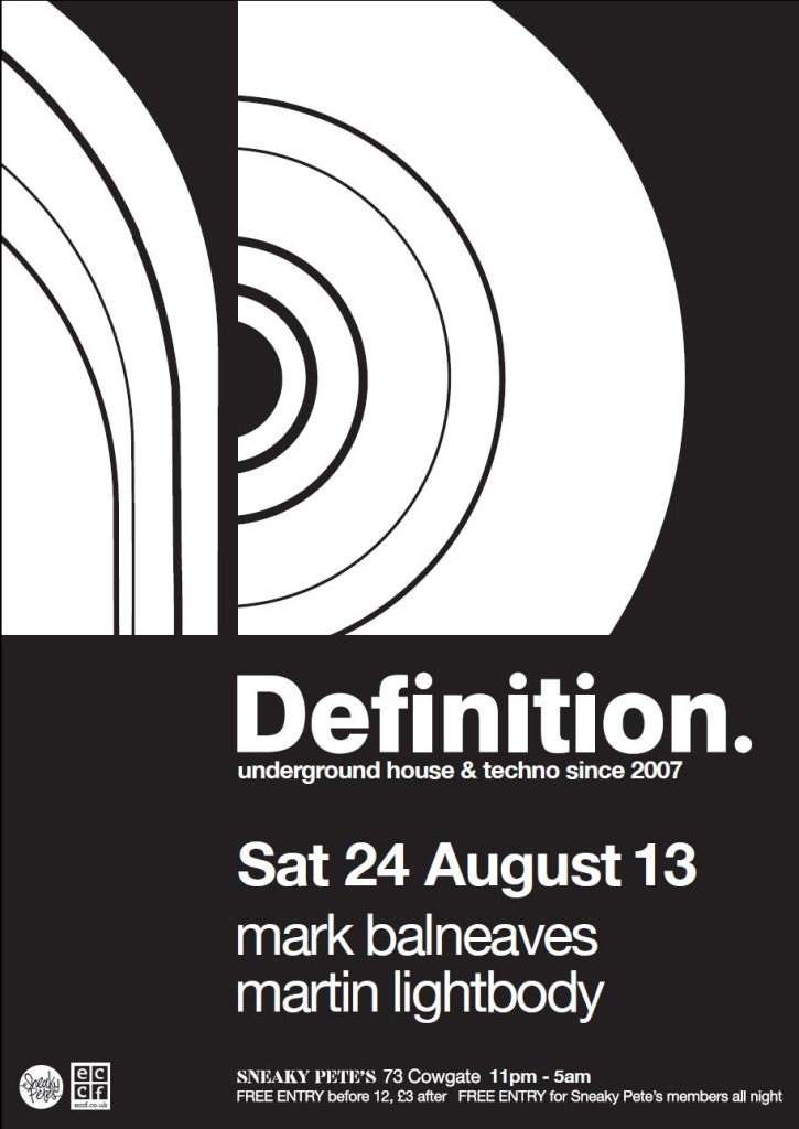 Definition - Underground House & Techno - Edinburgh Festival Party at ...
