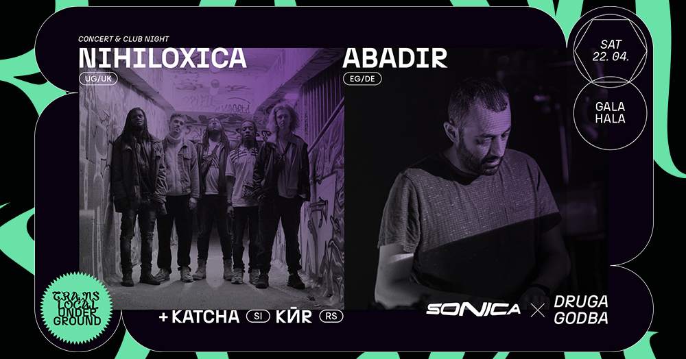 SONICA x Druga godba 2023: Nihiloxica (UG/UK), ABADIR (EG/DE) at Gala ...