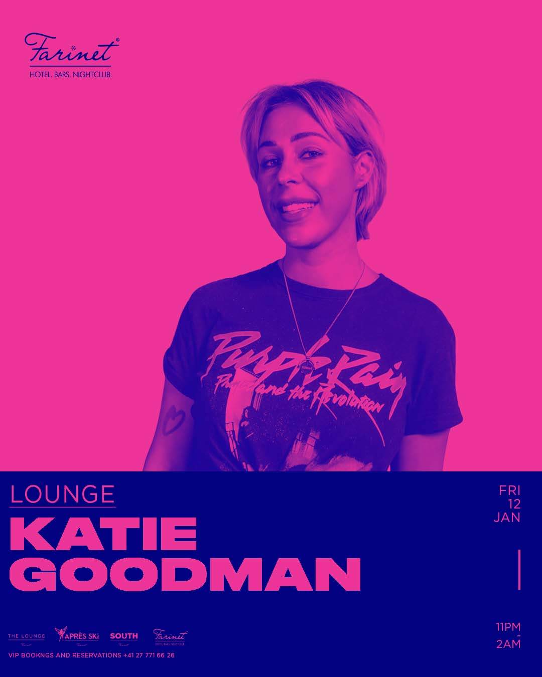 Farinet Lounge presents Katie Goodman (12.01.24) bei Le Farinet Verbier ...