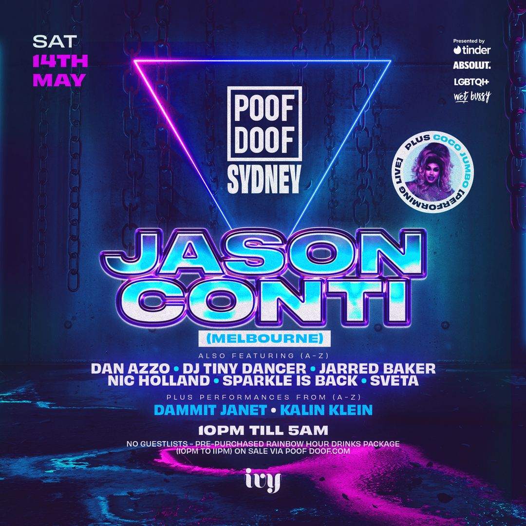Poof Doof Sydney: Coco Jumbo at The Ivy, Sydney