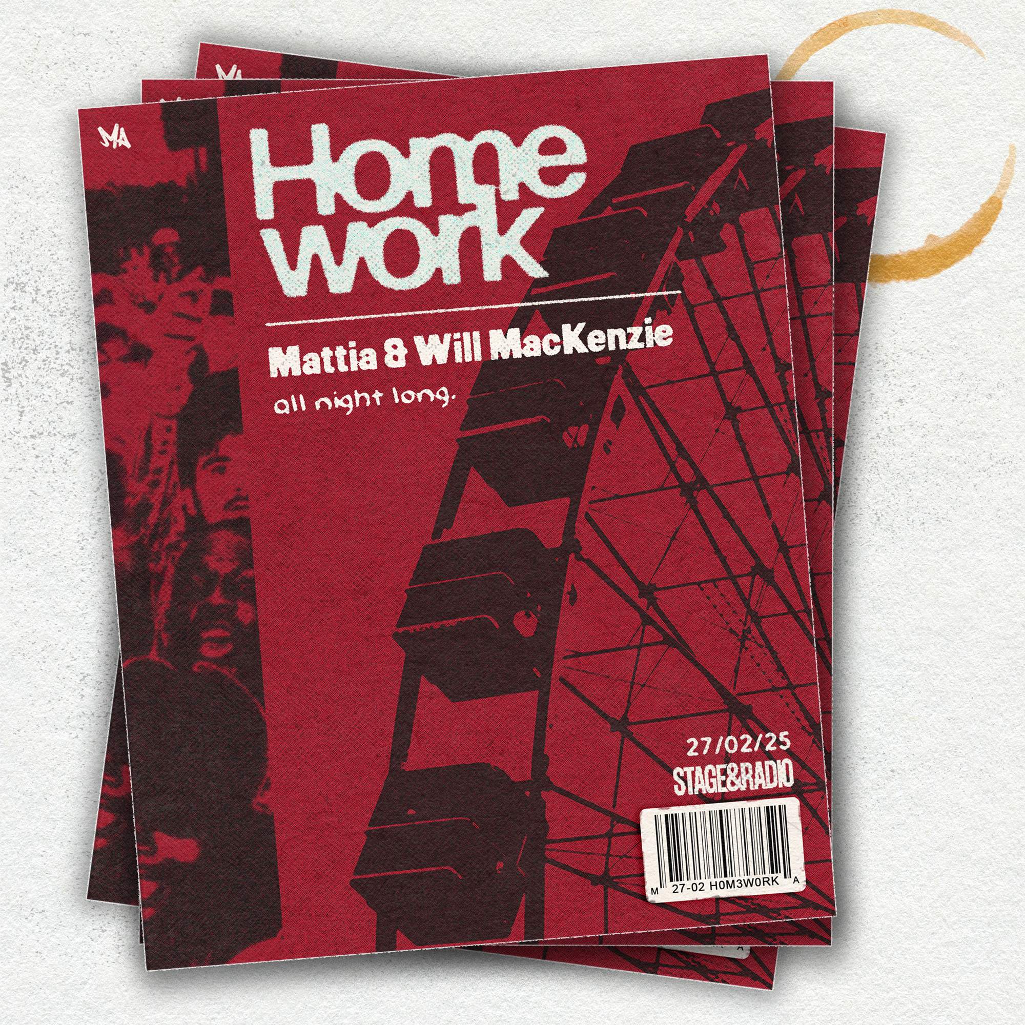 HOMEWORK: Mattia & Will MacKenzie - ALL NIGHT LONG at Stage and Radio ...