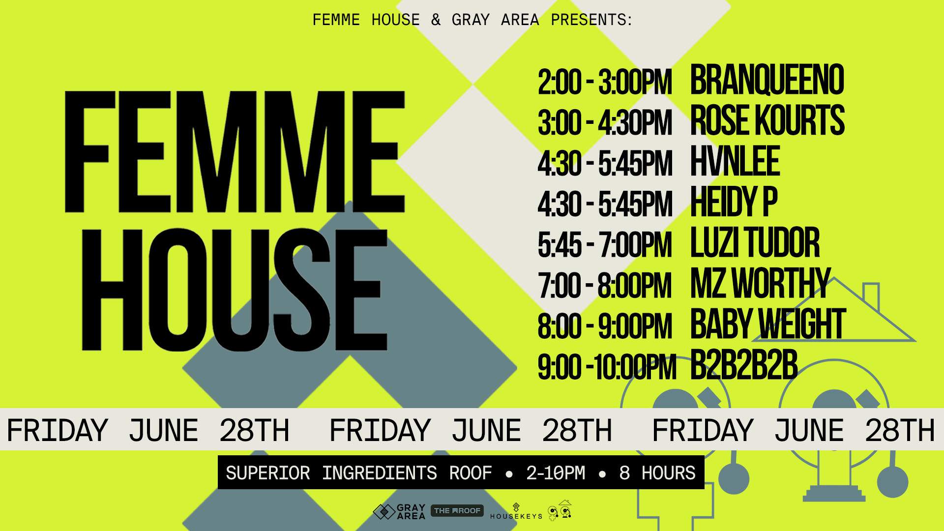 Femme House New York on The Roof of Superior Ingredients by Gray Area ...