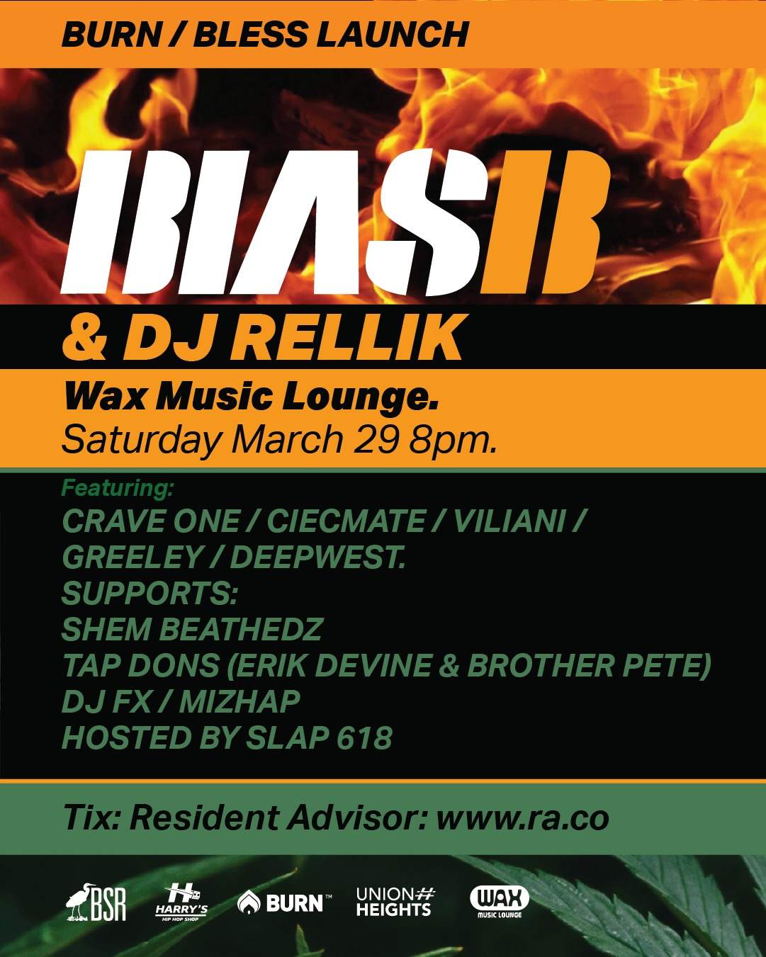 BIAS B 'BLESS / BURN' LAUNCH at Wax Music Lounge, Melbourne