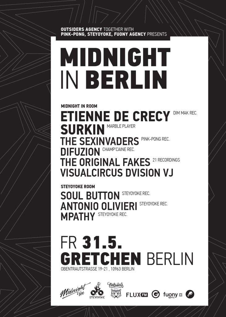 Midnight in Berlin: Etienne de Crécy & Surkin at Gretchen, Berlin