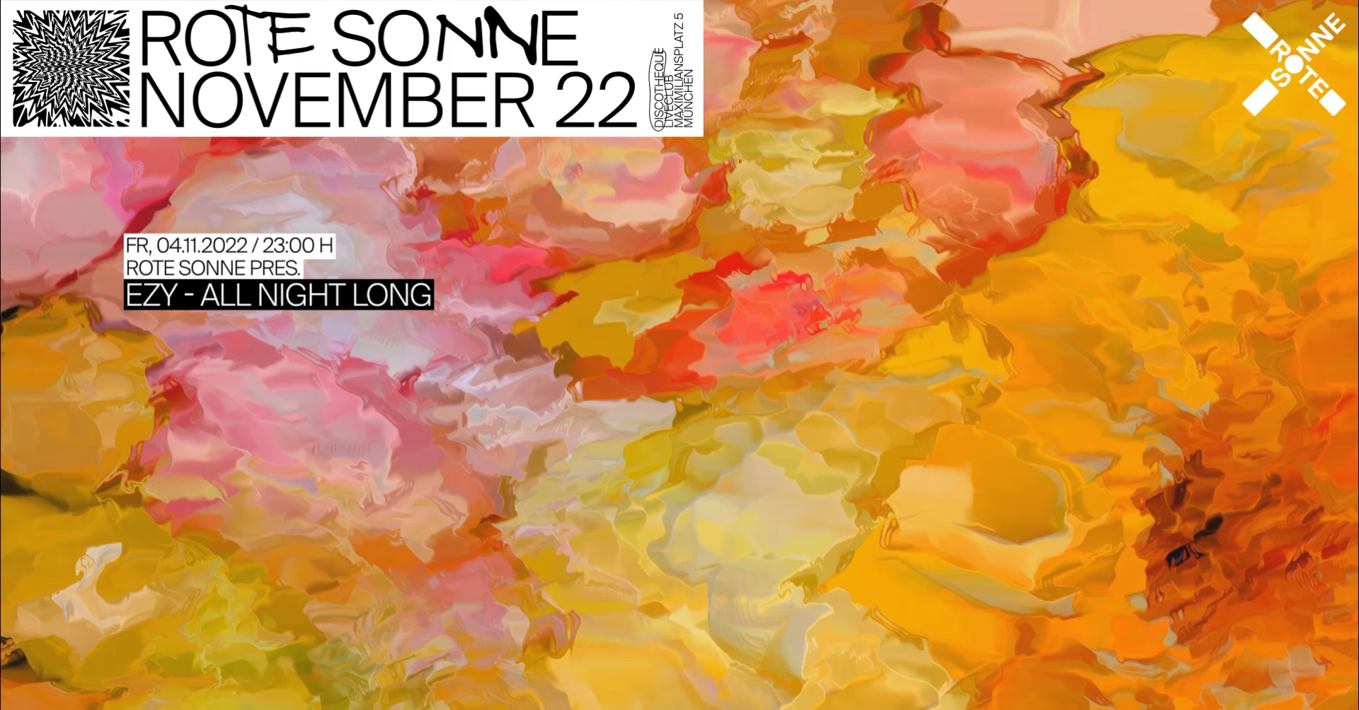 Rote Sonne pres. EZY - All Night Long at Rote Sonne, Munich