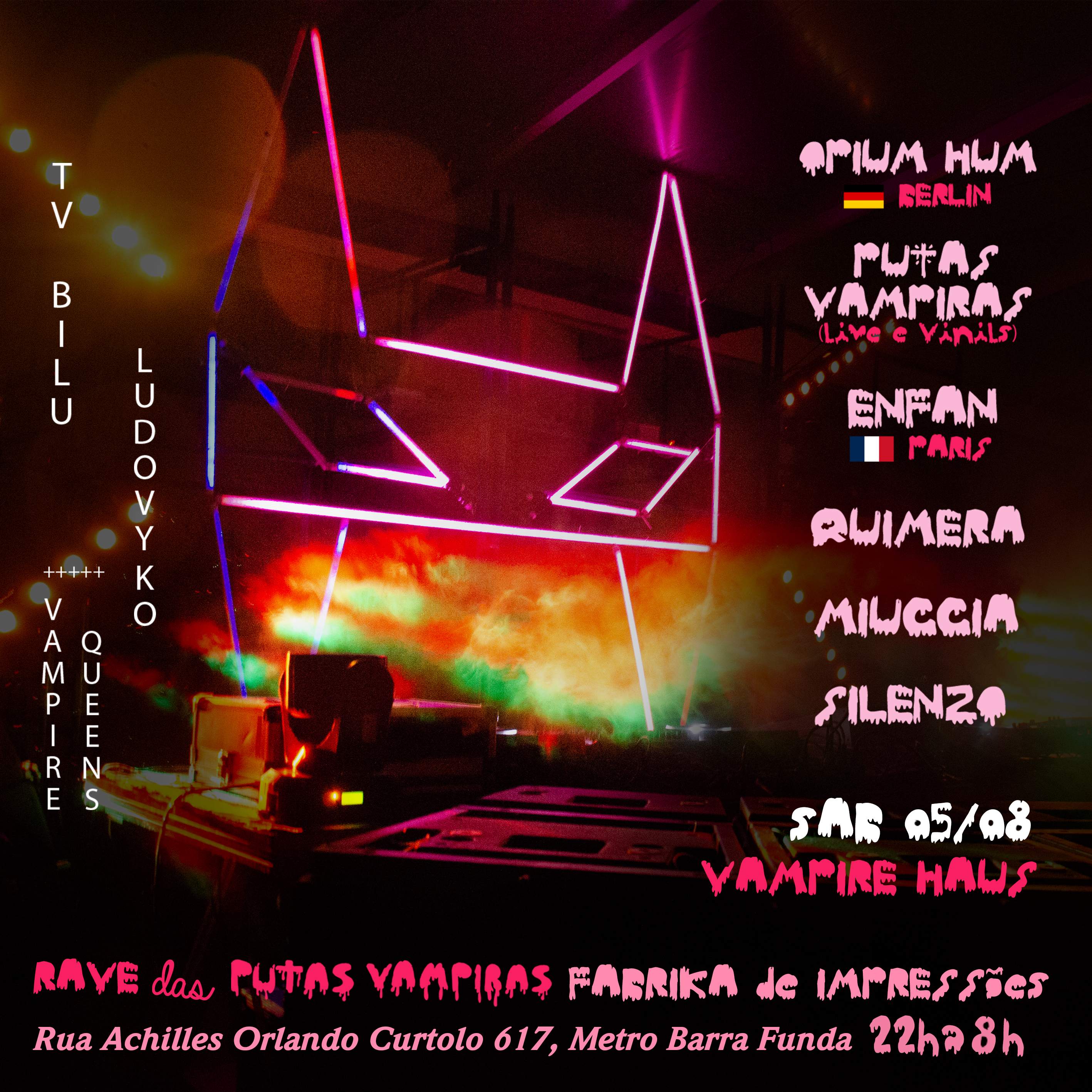 Vampire Haus :: Rave Das P_Tas Vampiras at TBA - FABRIKA DE IMPRESSÕES ...