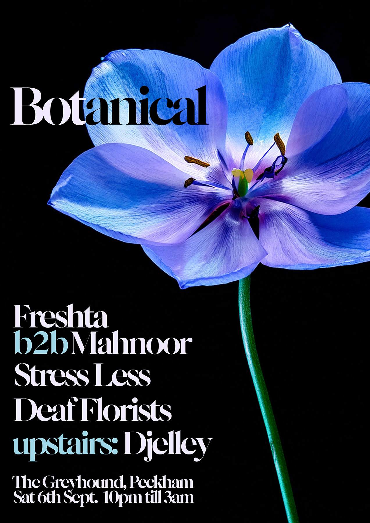 [FREE PARTY] BOTANICAL with Freshta, Mahnoor, Stress Less & Deaf ...