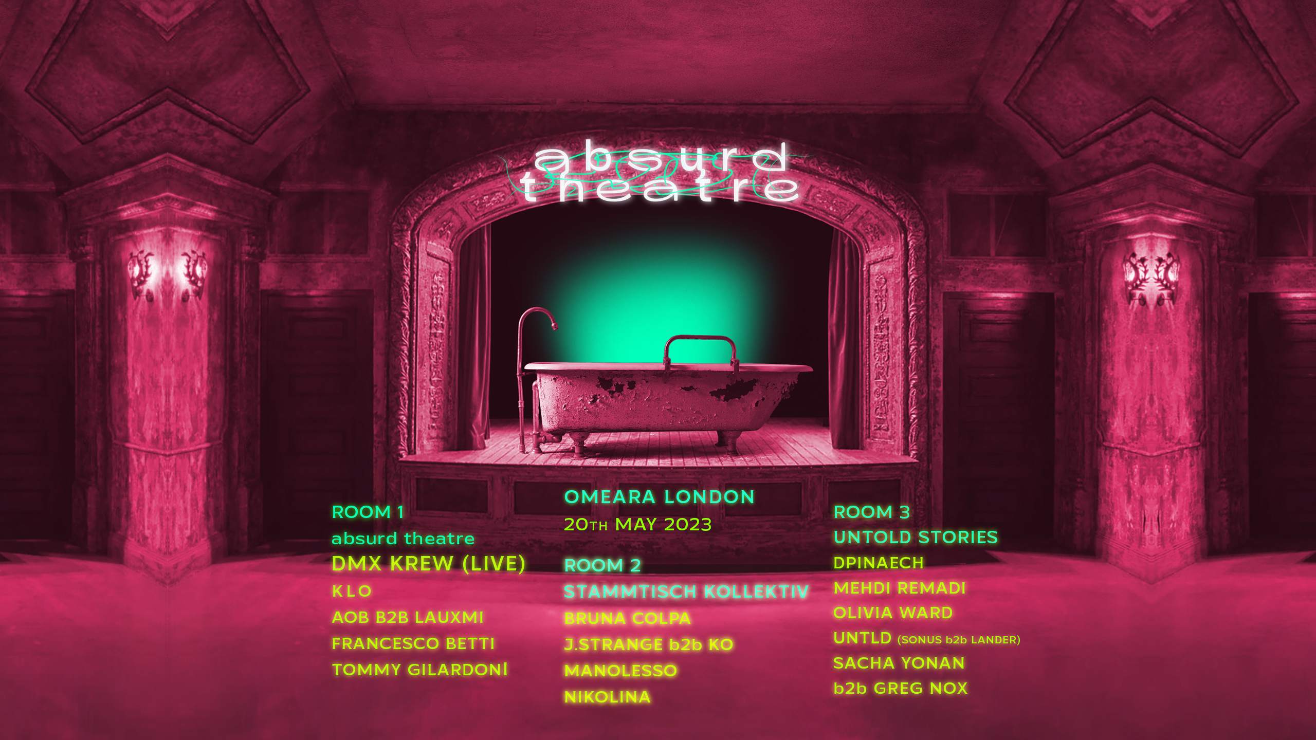 absurd theatre with DMX Krew (Live) at Omeara, London