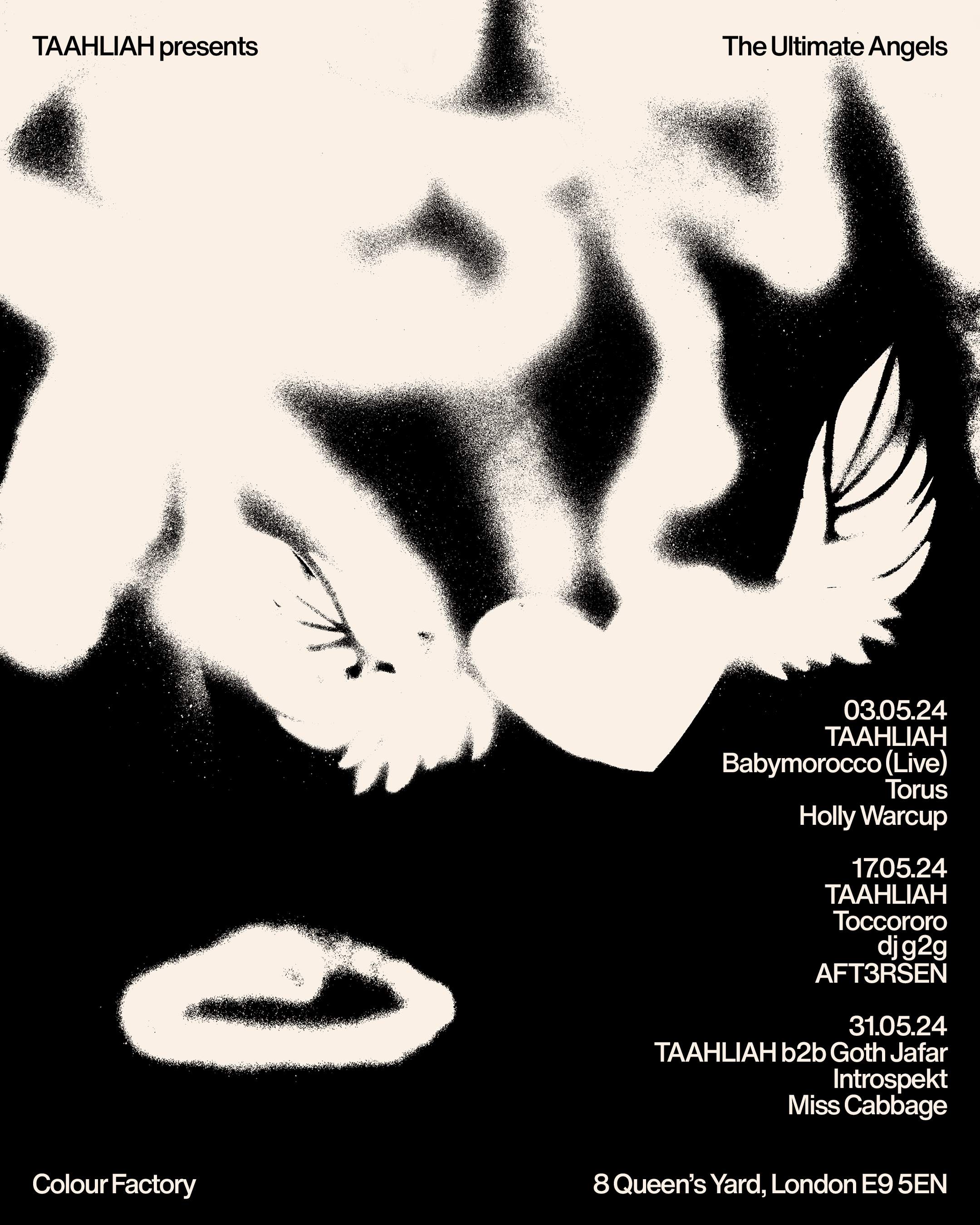 TAAHLIAH presents The Ultimate Angels at Colour Factory, London