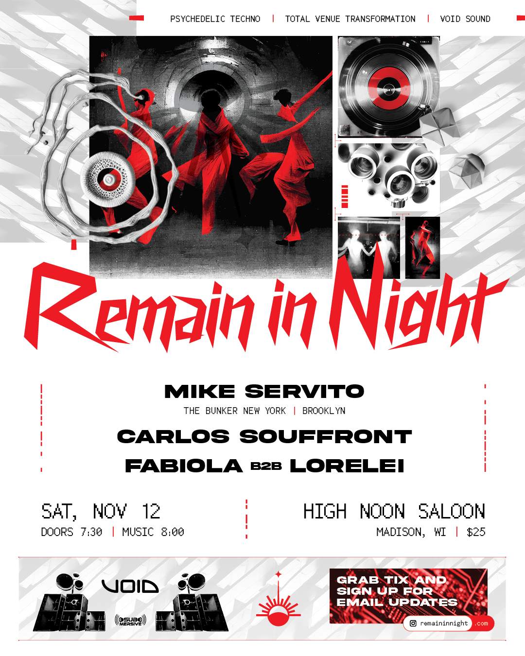 Remain in Night at The High Noon Saloon, Madison