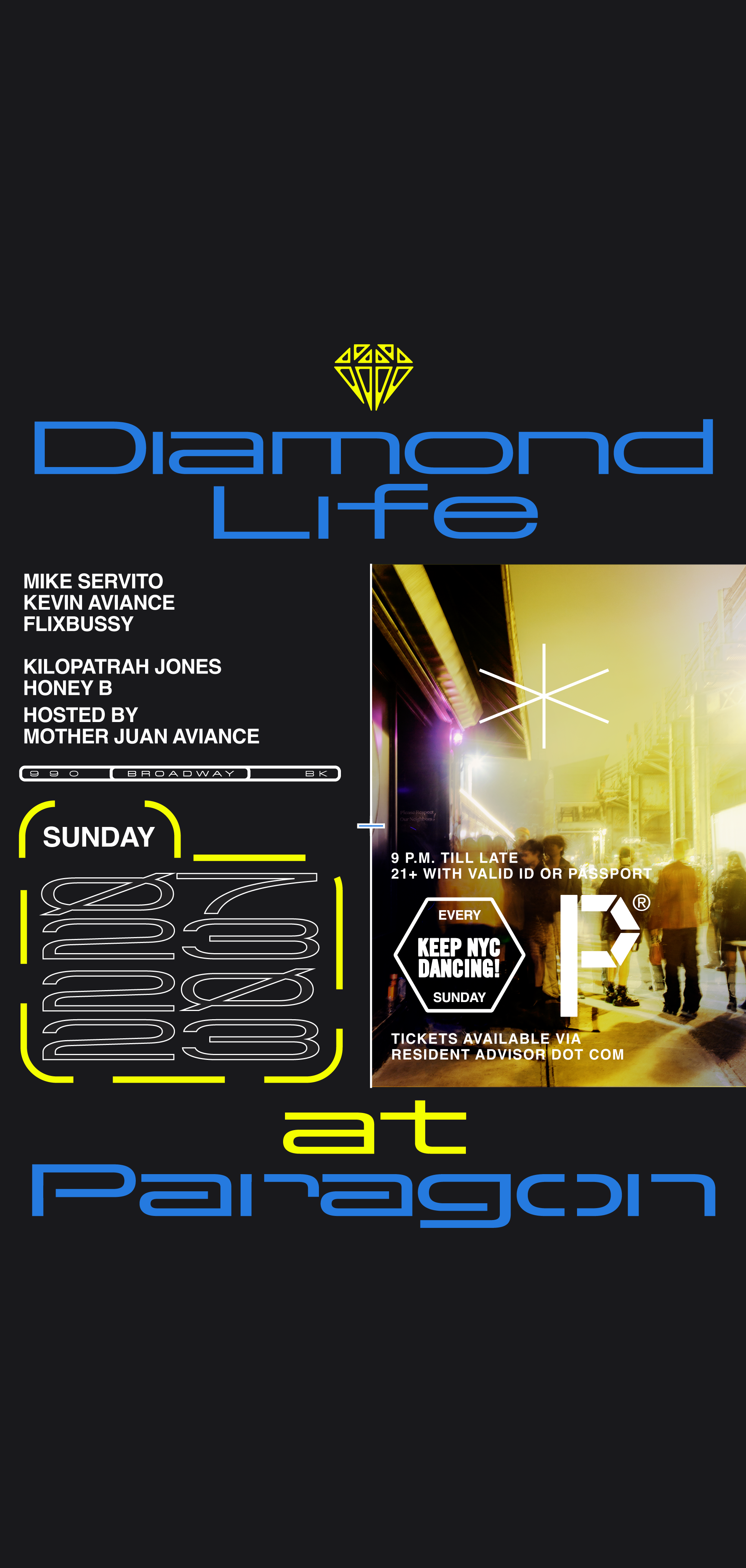 Diamond Life: Mike Servito, KEVIN AVIANCE, FLIXBUSSY + Kilopatrah Jones ...