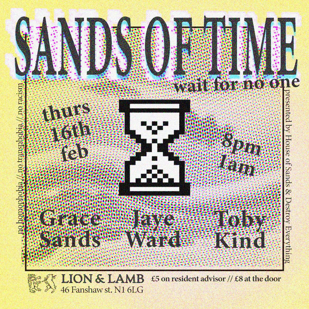 Sands of Time with Grace Sands, Jaye Ward and Toby Kind at The Lion and ...