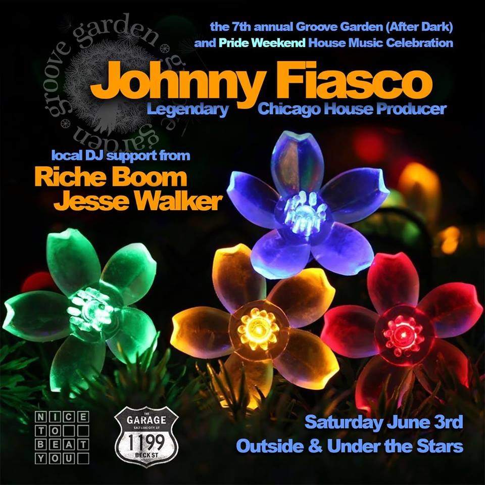 Johnny Fiasco at Groove Garden (After Dark) bei The Garage, Salt Lake City