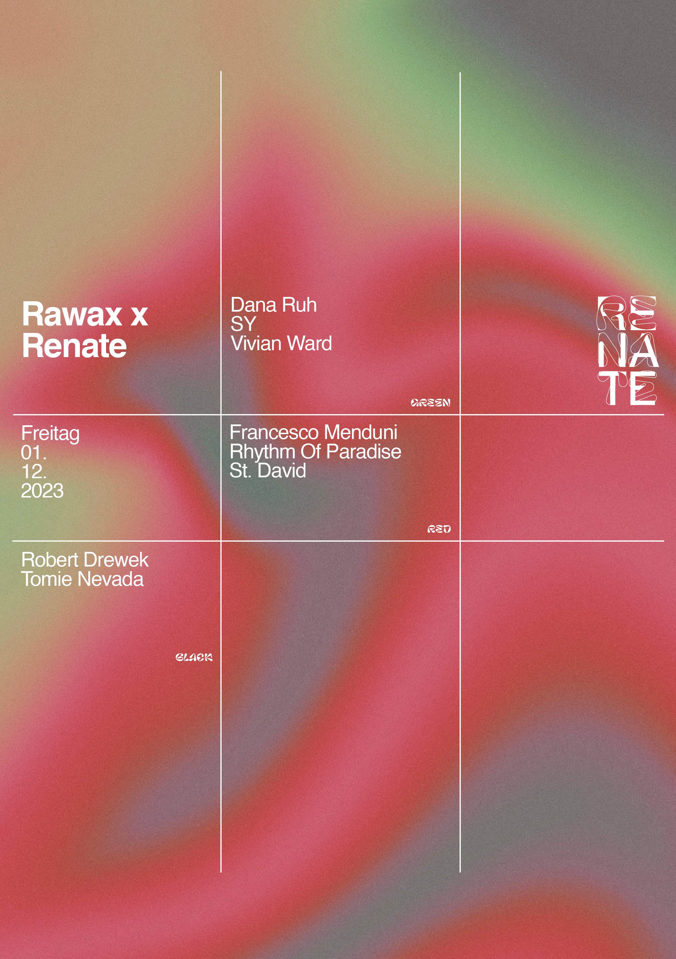 Rawax x Renate w/ Robert Drewek, Dana Ruh, SY, St. David, Vivian Ward ...