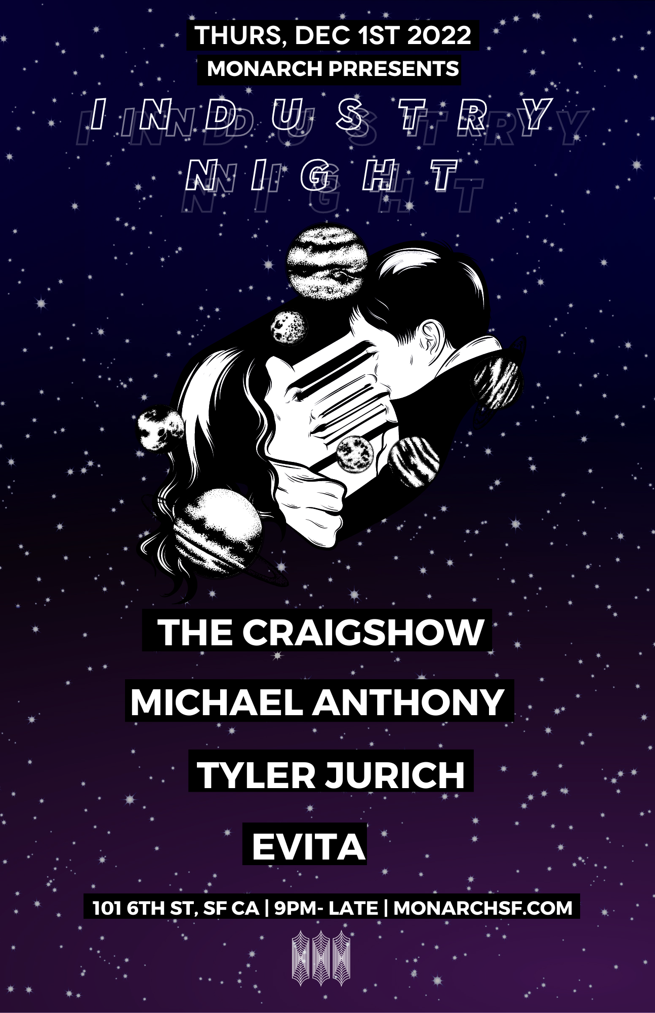 Industry Night with The Craigshow, Michael Anthony, Tyler Jurich and ...