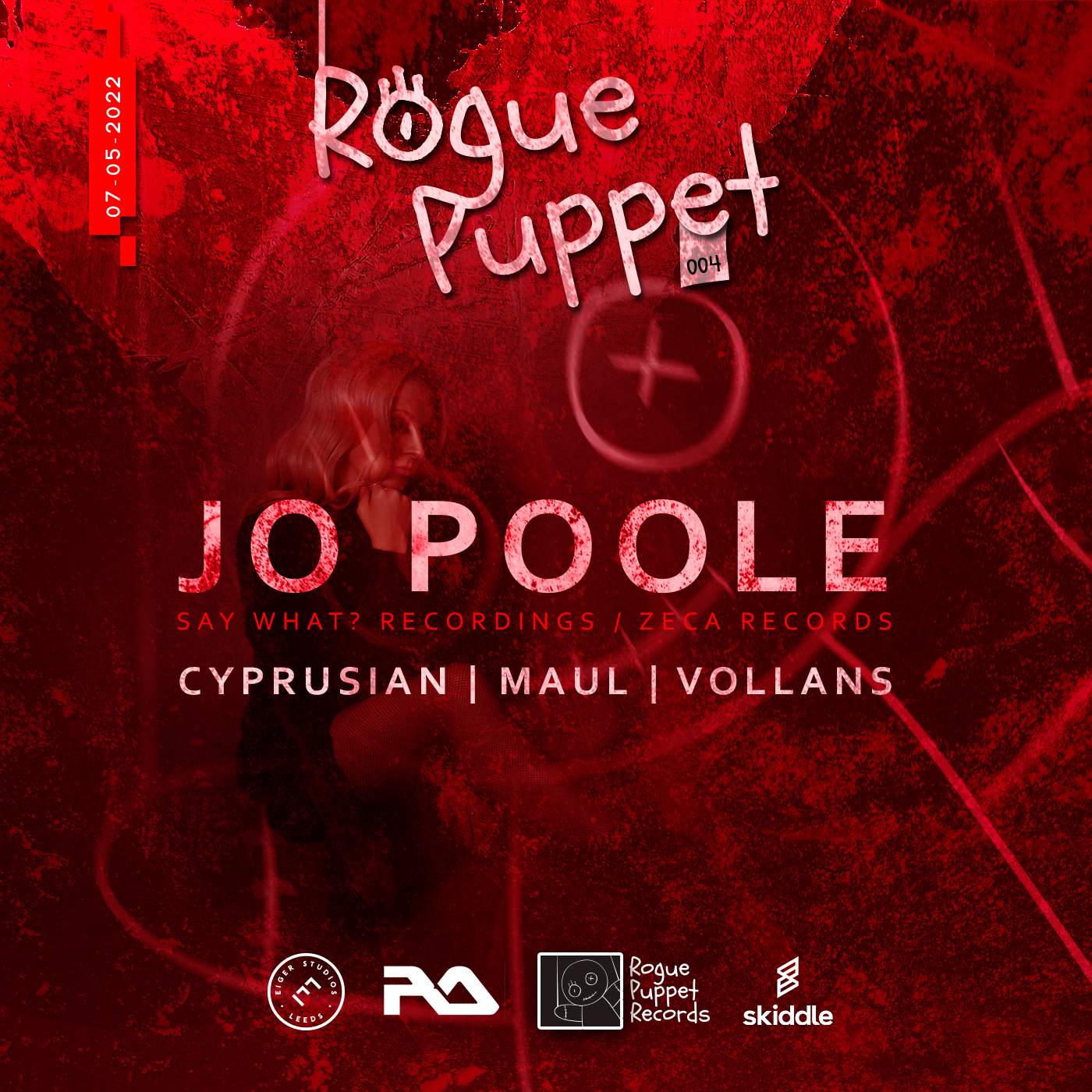 Rogue Puppet 004 - Techno party with Jo Poole at Eiger Studios, Leeds