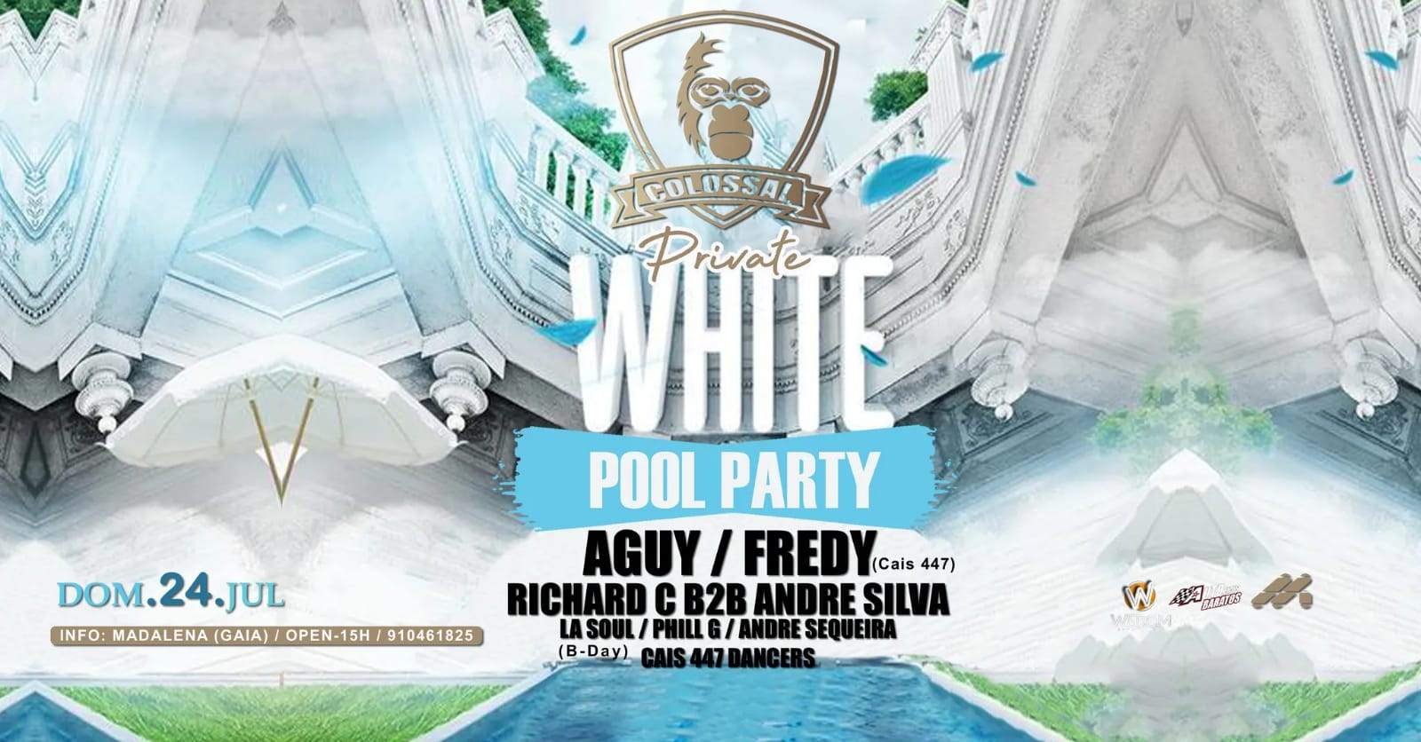 COLOSSAL presents Private White Pool Party at TBA - Private Pool Party ...