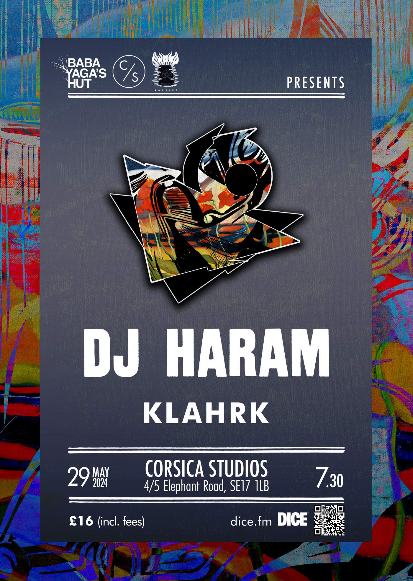 DJ Haram + Klahrk at Corsica Studios, London · Tickets