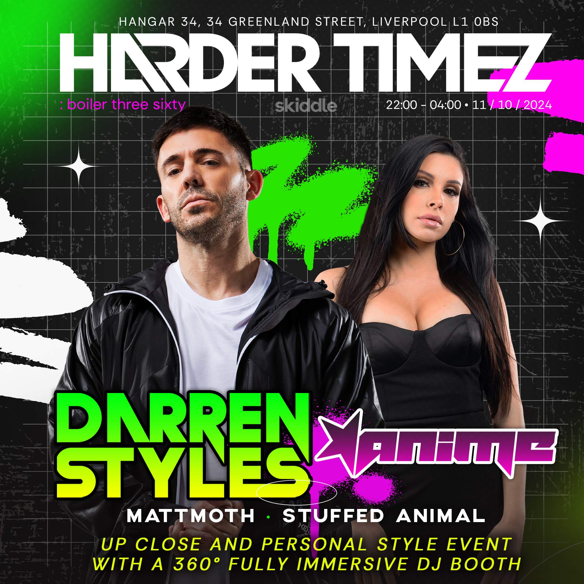 Harder Timez Boiler Three Sixty: Darren Styles & Anime at Hangar 34 ...