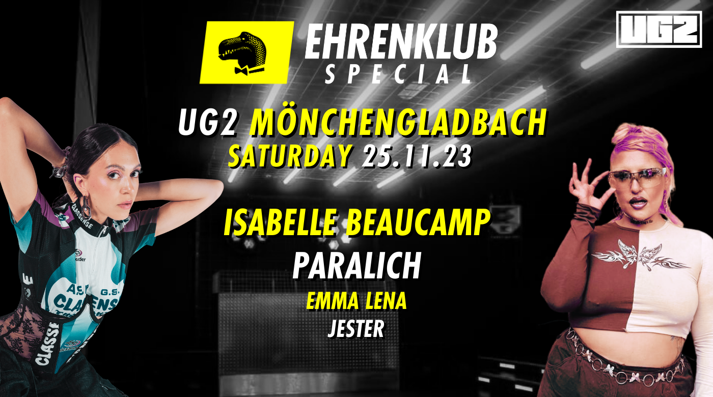 EhrenKlub im UG2 #1 mit Isabelle Beaucamp. Paralich, Emma Lena & Jester ...