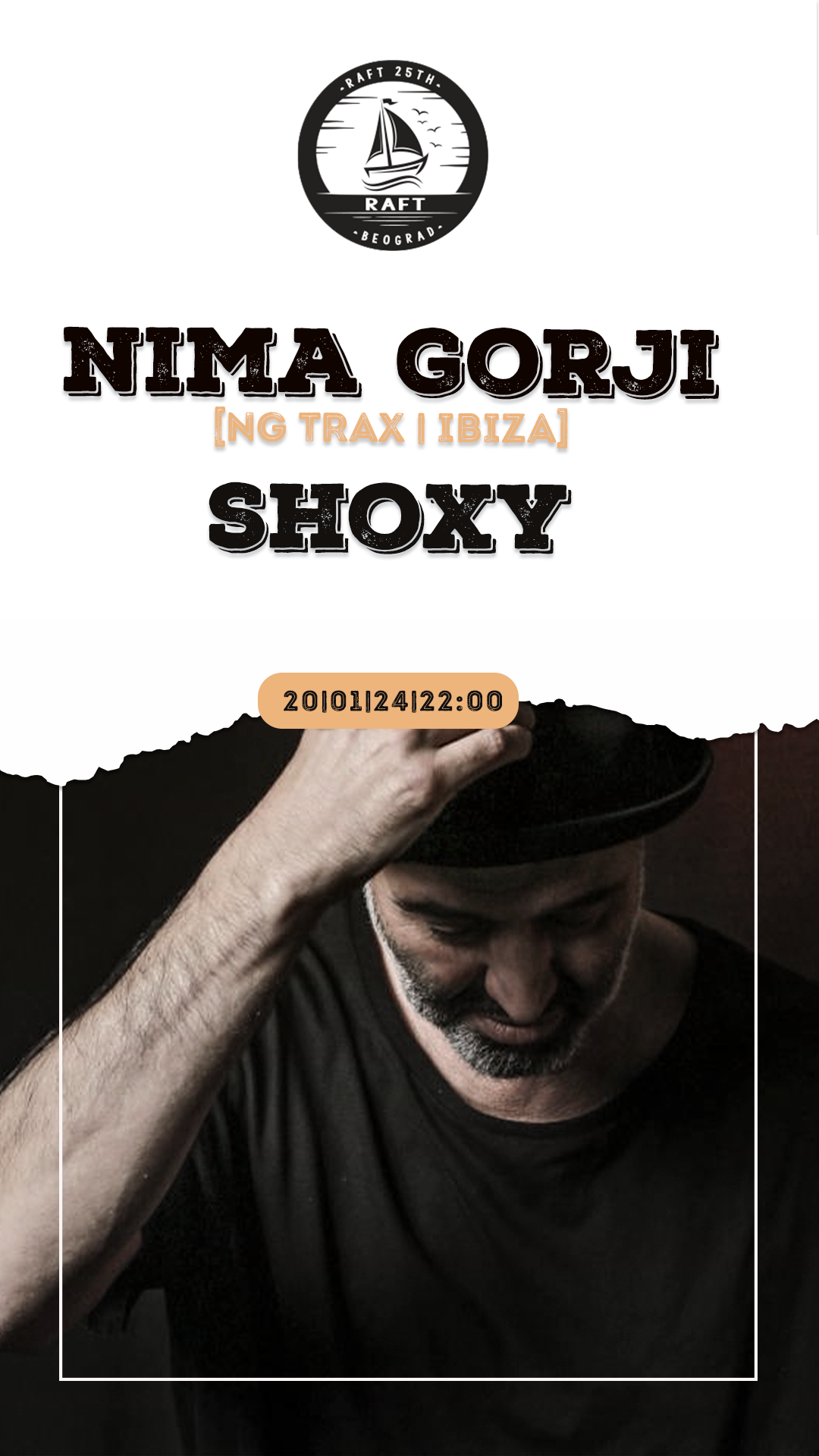 Raft 25th presents Nima Gorji [NG Trax - Ibiza] & Shoxy [RS] en Raft 25th, Serbia