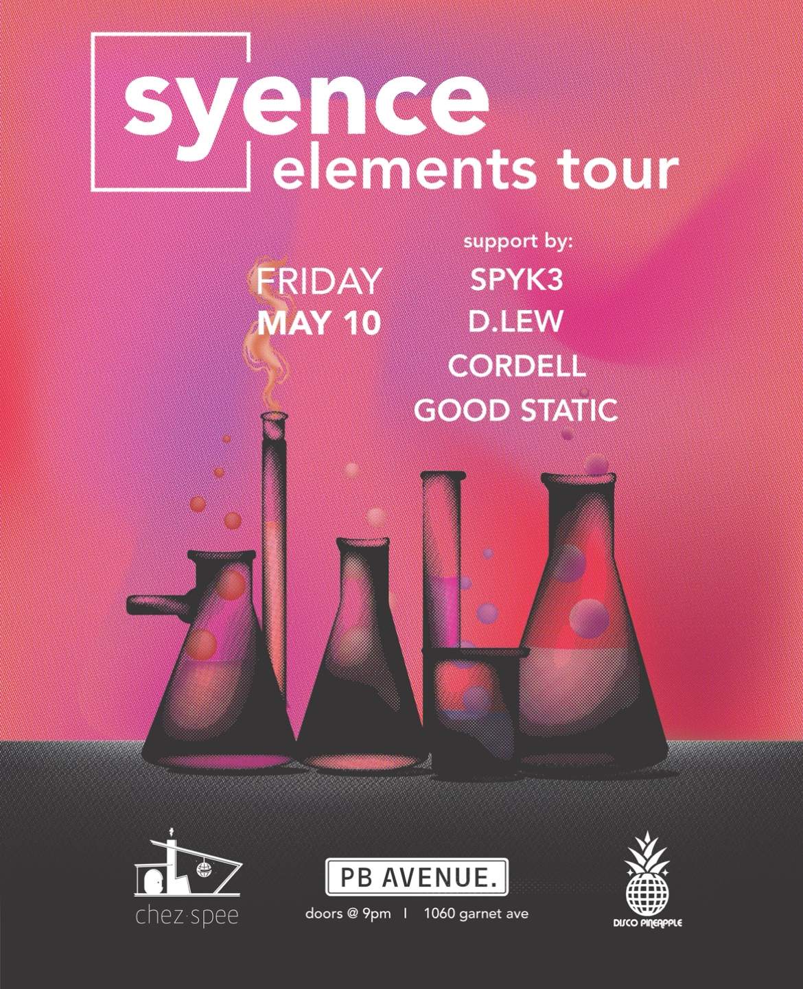 syence: elements tour bei PB Avenue, San Diego