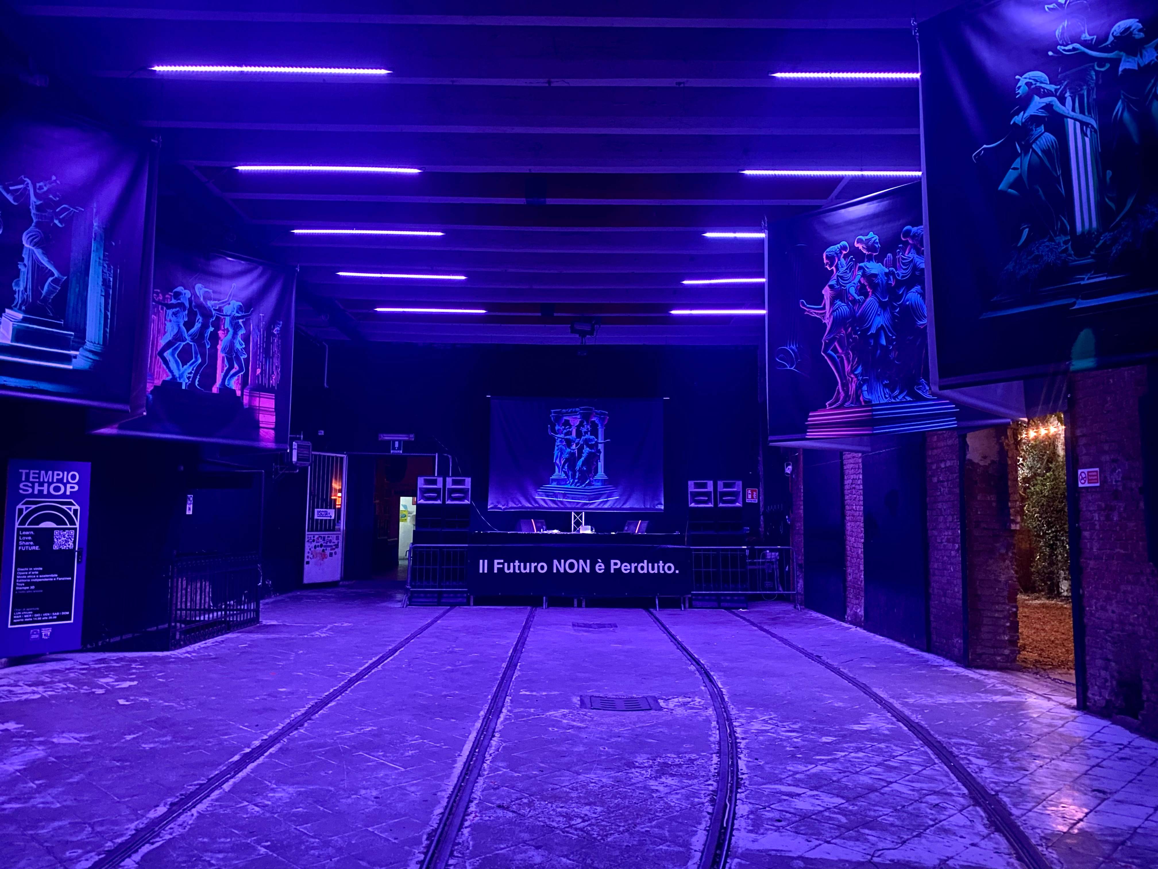 Kike Pravda, Tremor, Marthial at Tempio del Futuro Perduto, Milano