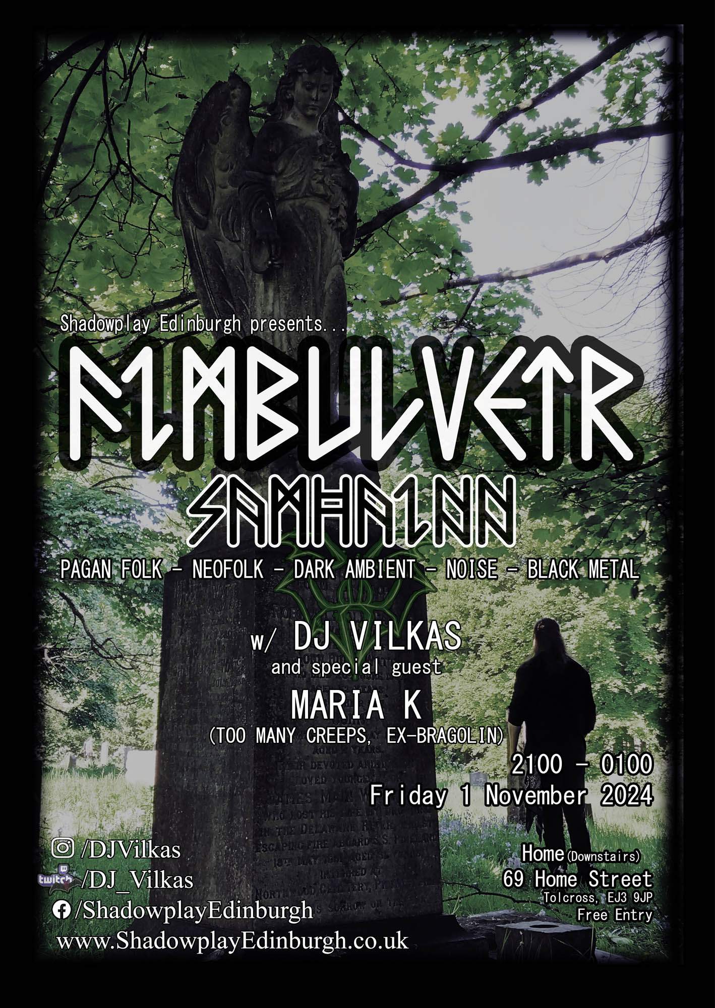 Fimbulvetr: Sammhain 1/11/24 PaganFolk/Neofolk/DarkAmbient/Noise ...
