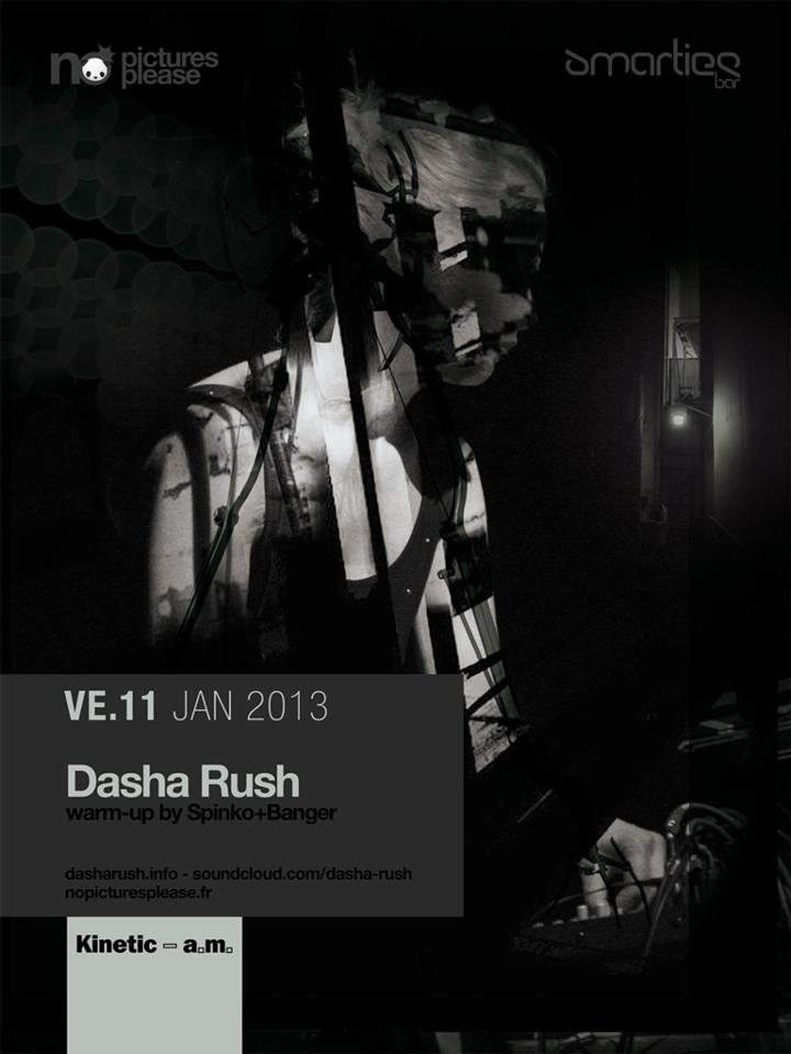 No Pictures Please Présente Dasha Rush en Smarties Bar, Nice