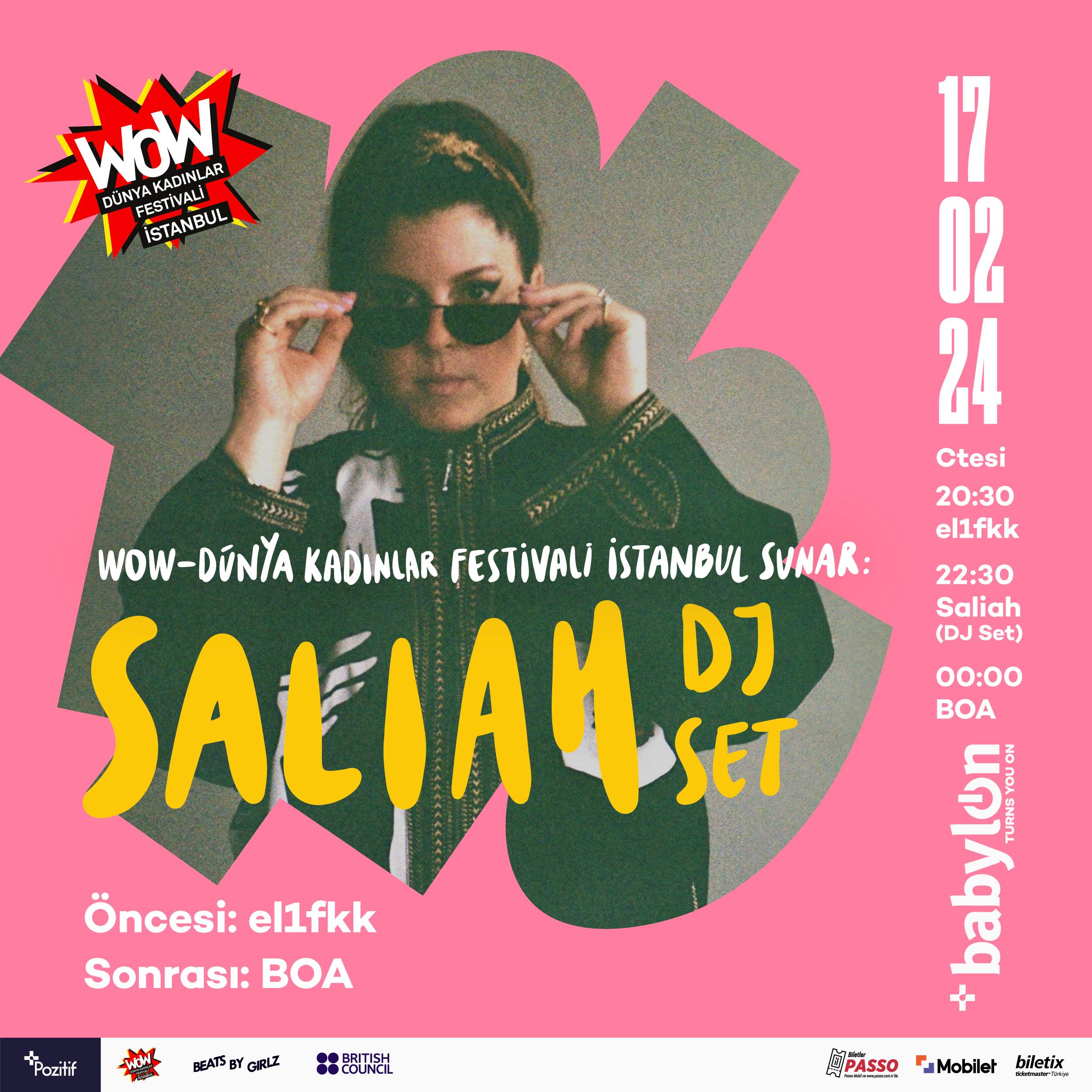 SALIAH DJ SET at Babylon, Istanbul
