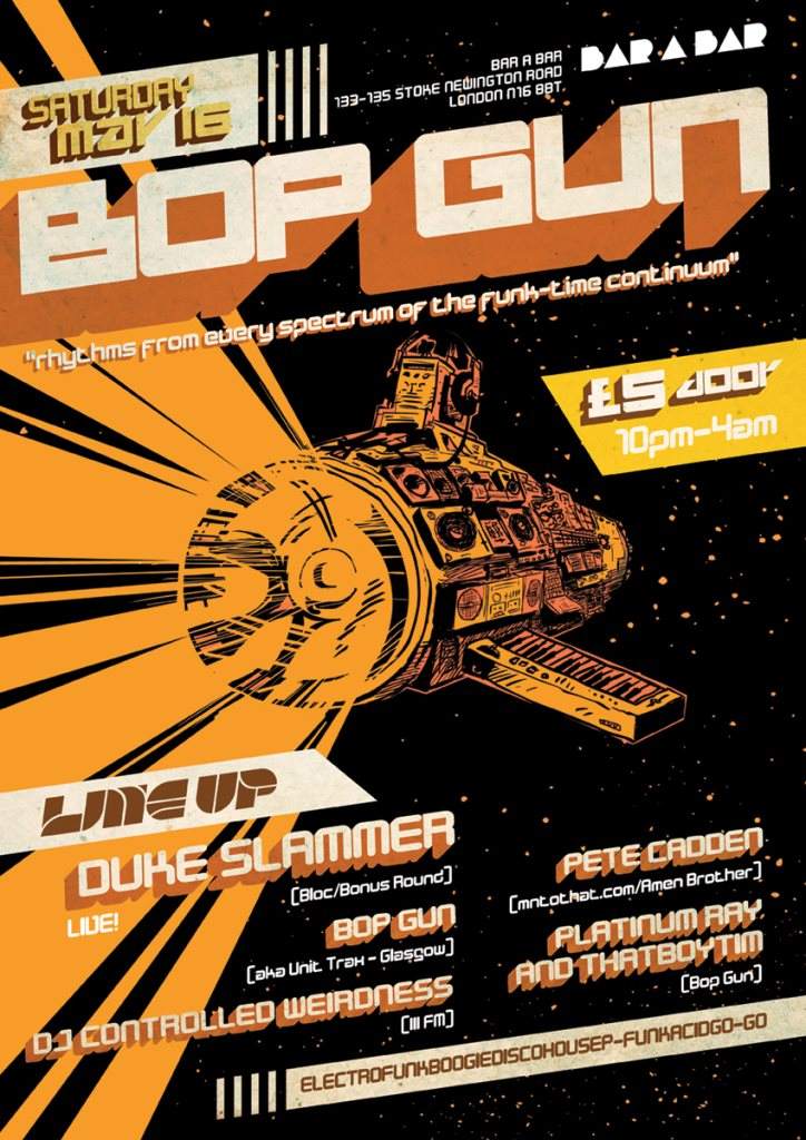 Bop Gun with Duke Slammer Live en Bar A Bar, London
