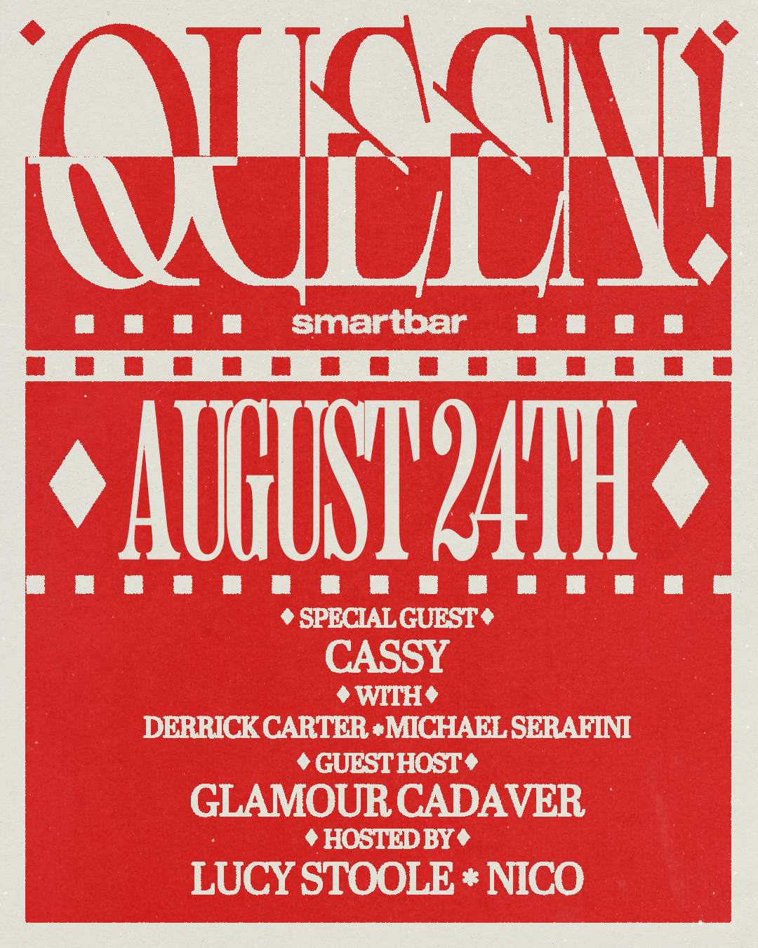 Queen! feat. Cassy - Derrick Carter - Michael Serafini at smartbar, Chicago