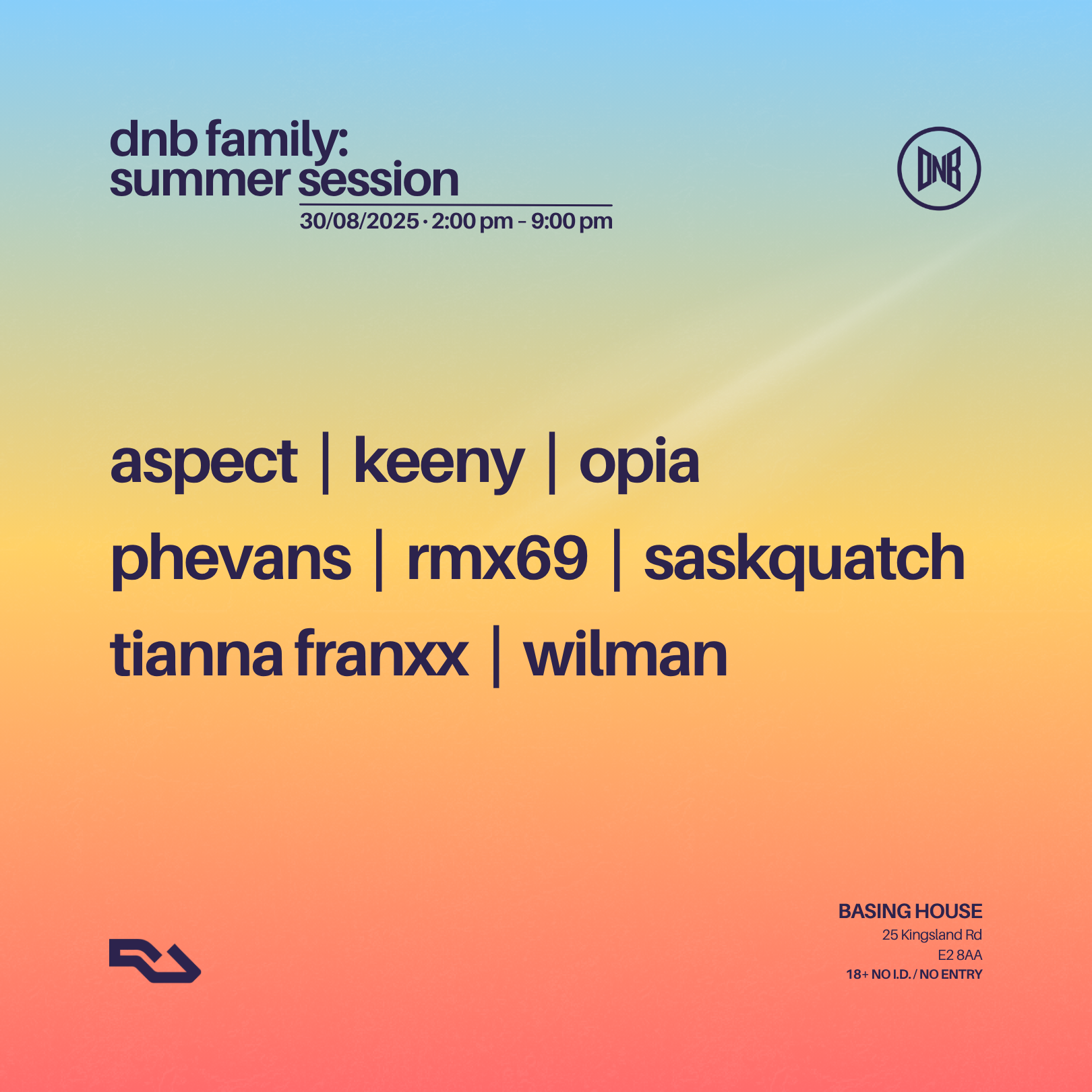 DnB Family: Summer Session at Basing House, London · Tickets