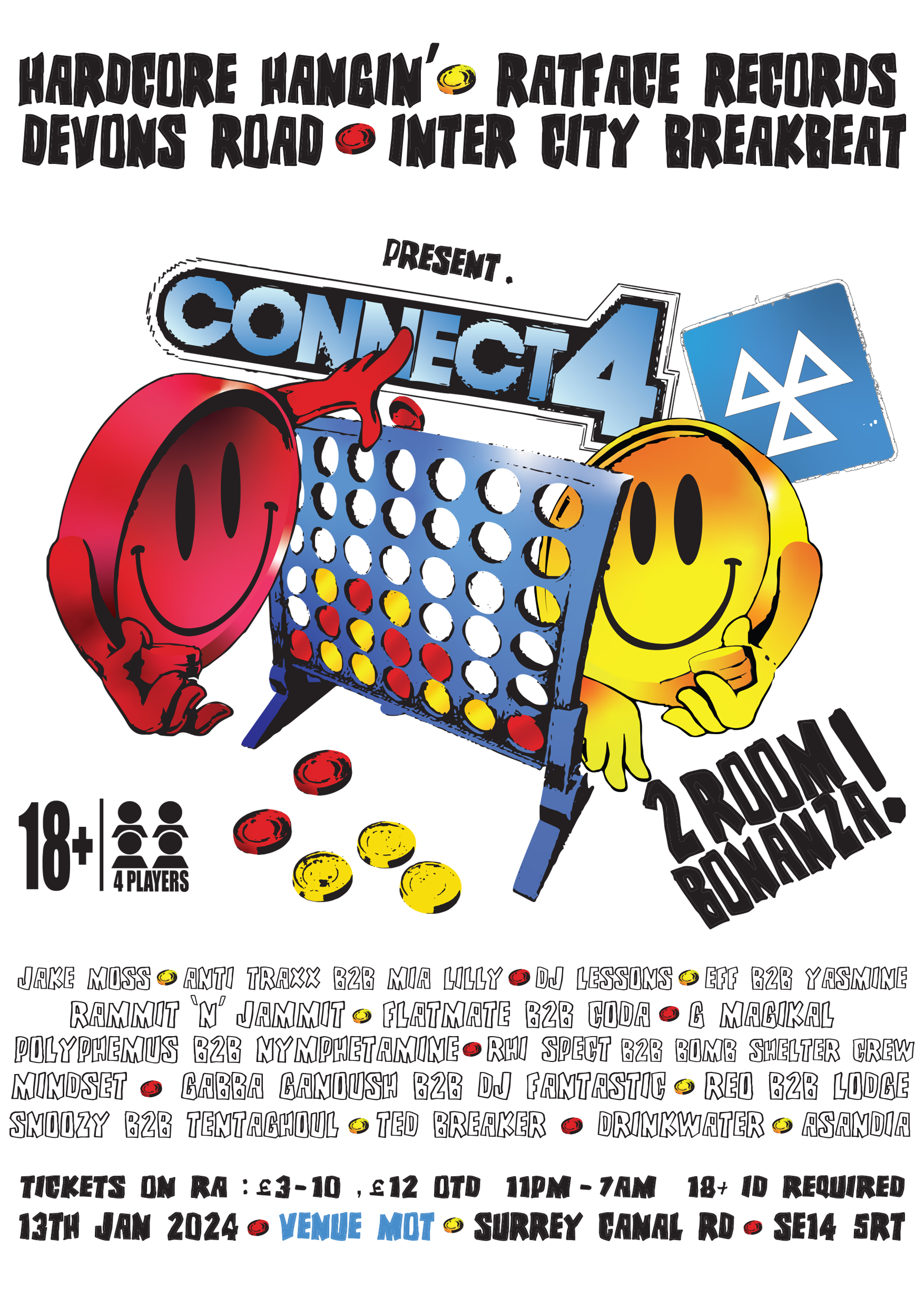 Hardcore - Connect 4 at M.O.T, London