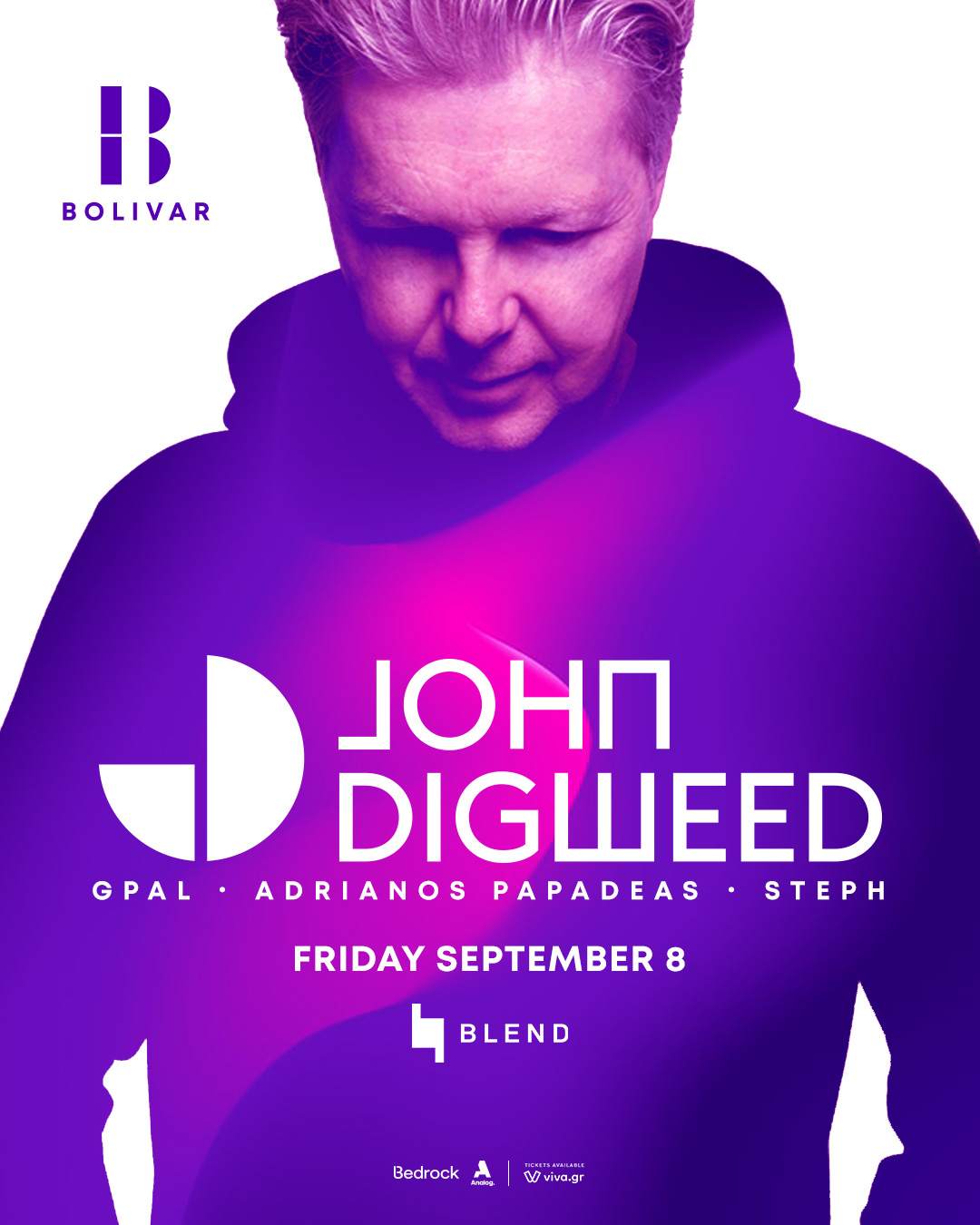 John Digweed at Bolivar Beach Bar, Athens