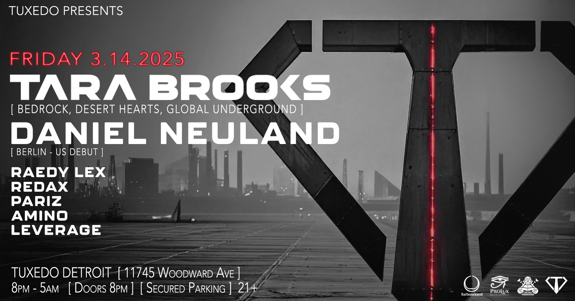 [CANCELLED ]Tuxedo DETROIT PRESENTS : Tara Brooks (LA) - Daniel Neuland ...