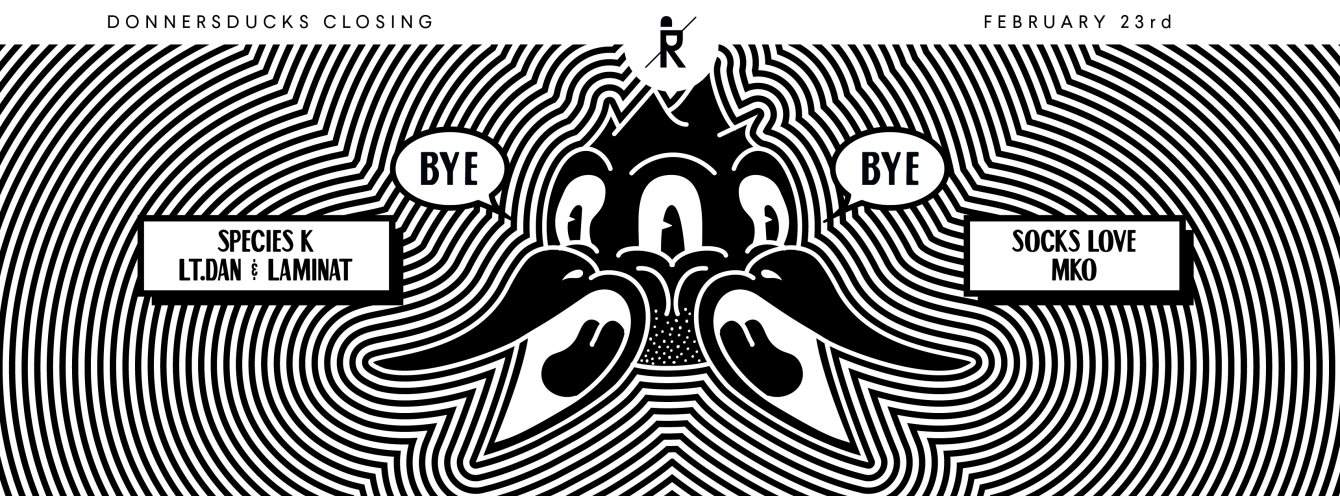 Donnersducks Wave Goodbye / Laminat, Socks Love, MKO, Lt.Dan, Species K ...