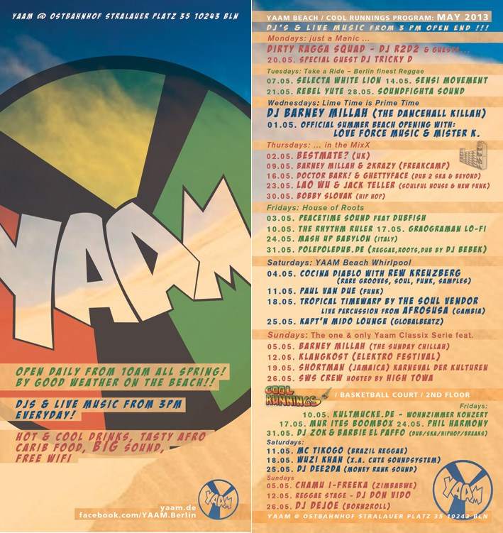 Yaam Herrentag Spezial en YAAM Berlin, Berlín