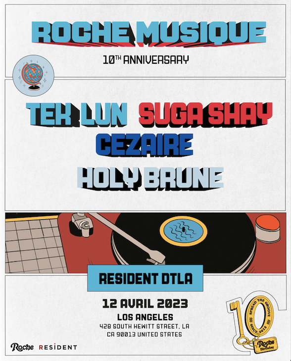 Holybrune, Cezaire, Suga Shay, Tek Lun - Roche Musique 10th Anniversary ...