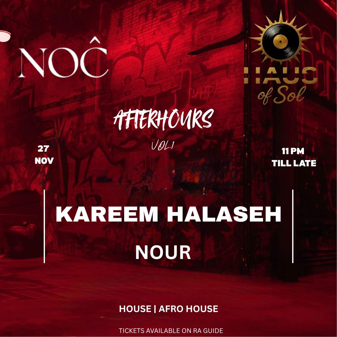 AFTERHOURS Vol.1 at TBA - NOC Club, Cyprus · Tickets