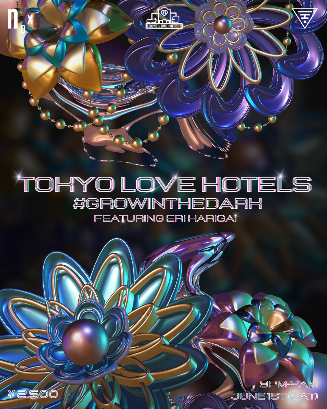 Tokyo Love Hotels 'Grow In The Dark' featuring Eri Harigai bei HVEN, Tokio