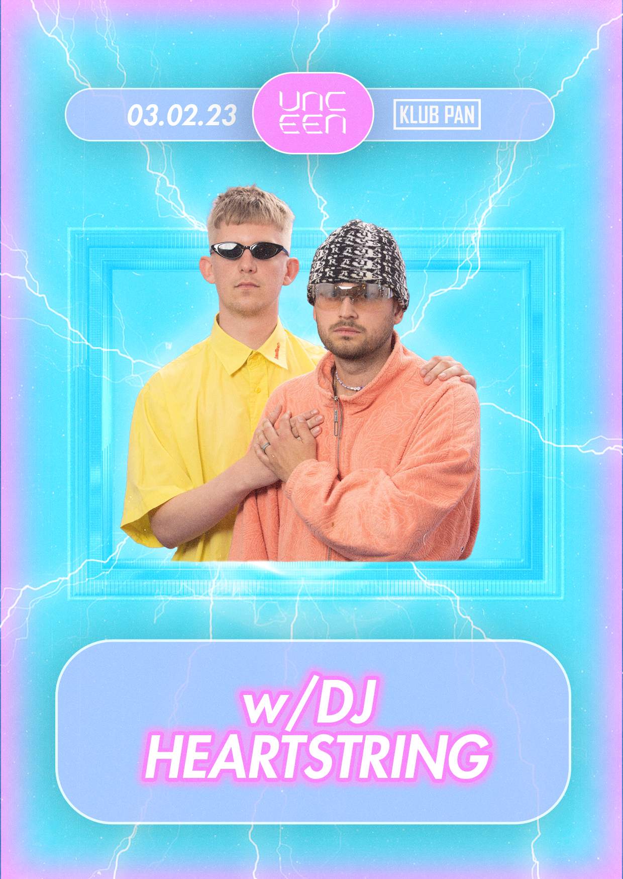 unceen with DJ Heartstring at Klub PAN, Hannover