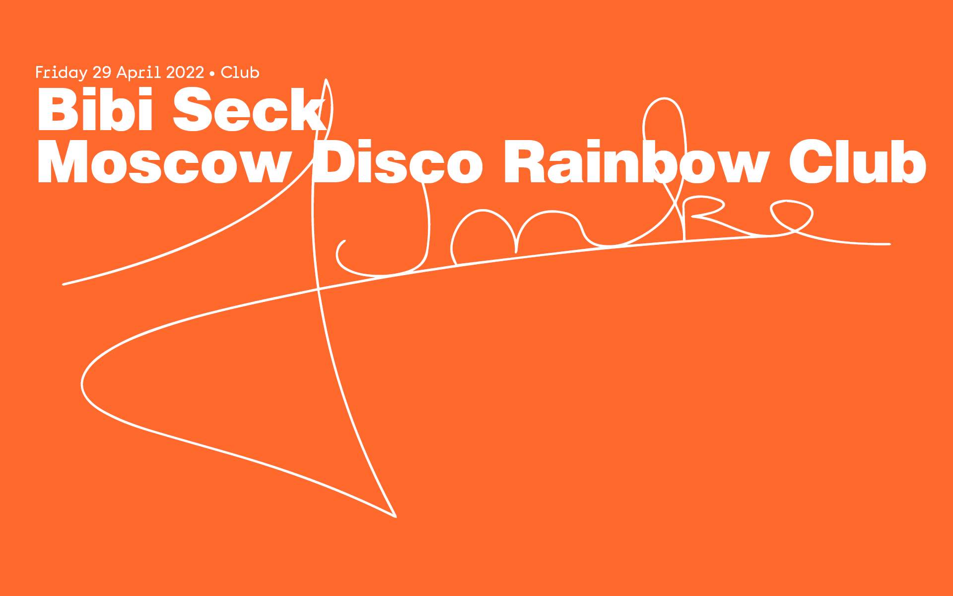 Funke w. Bibi Seck, Moscow Disco Rainbow Club at Funke, Ghent