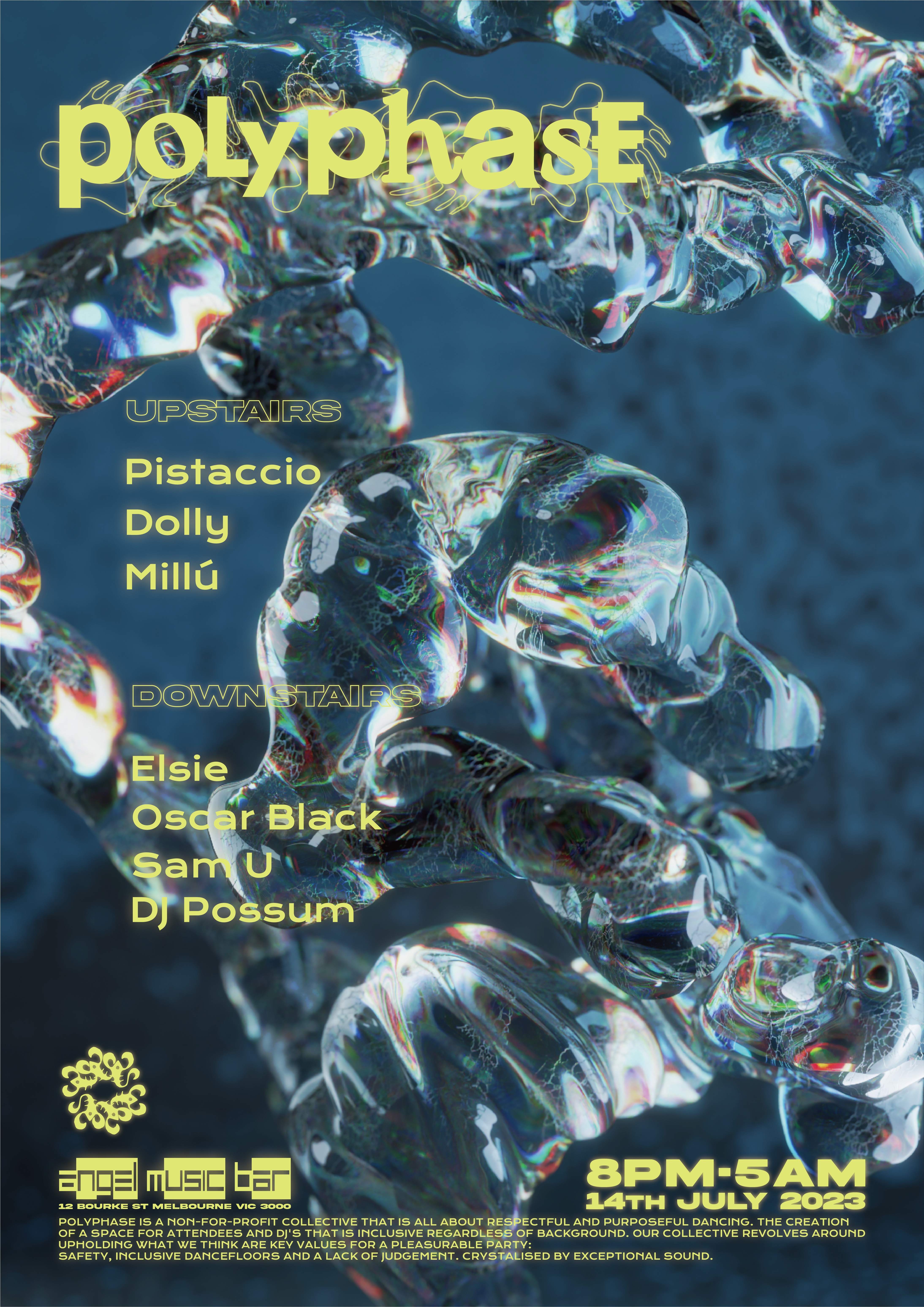 Poly Phase Pres. Millú, Dolly, DJ Possum, Pistaccio + more at Angel ...