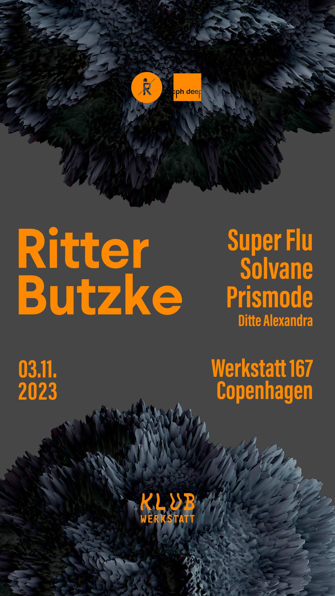 Ritter Butzke in Copenhagen at Klub Werkstatt, Copenhagen