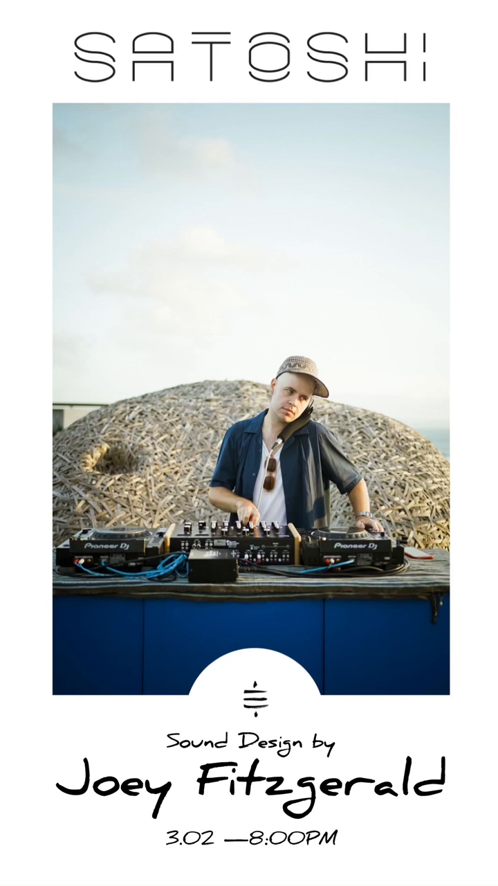 Joey Fitzgerald at Satoshi Restaurant, Bali