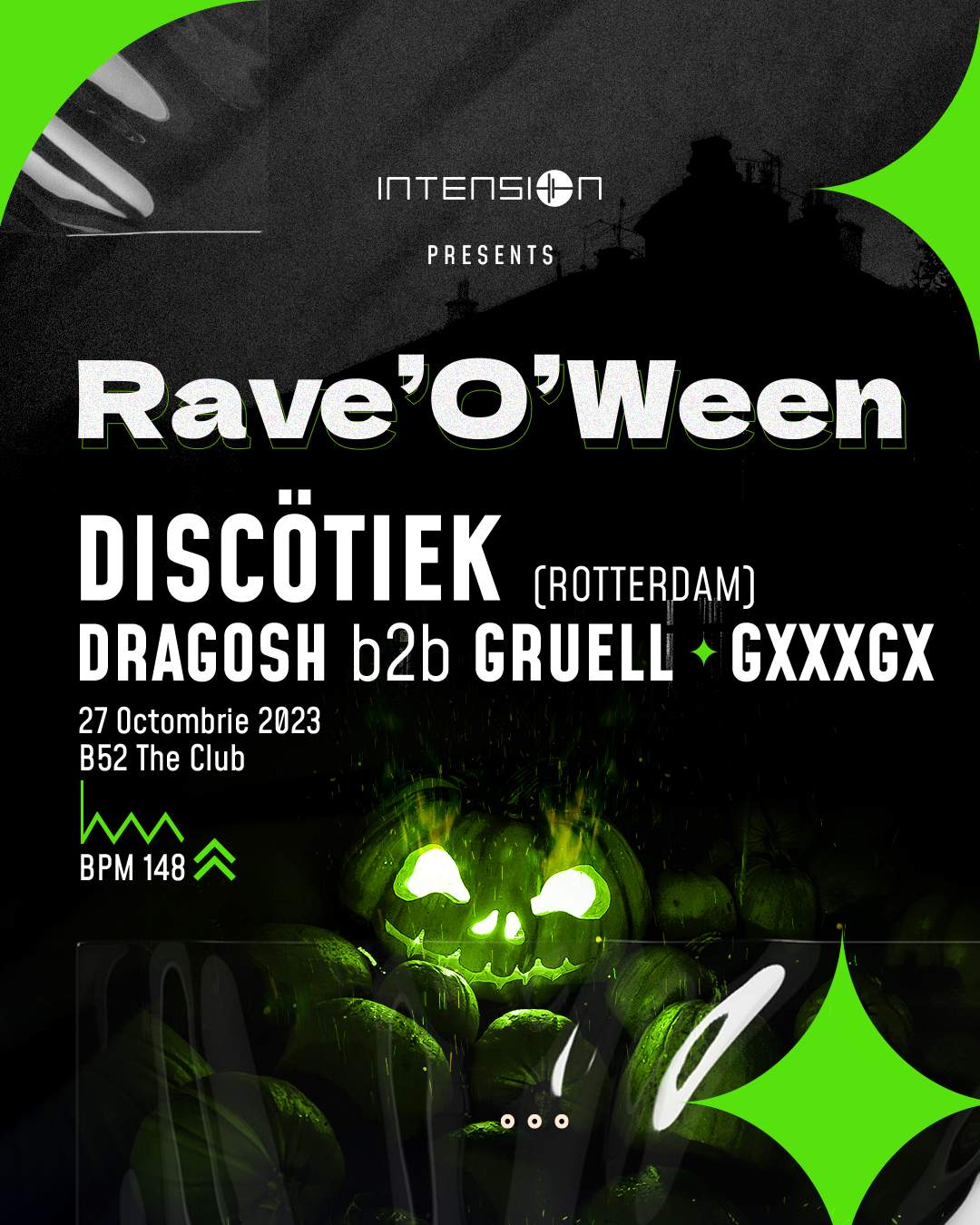 inTension: Rave'O'Ween at B52 The Club, Bucharest