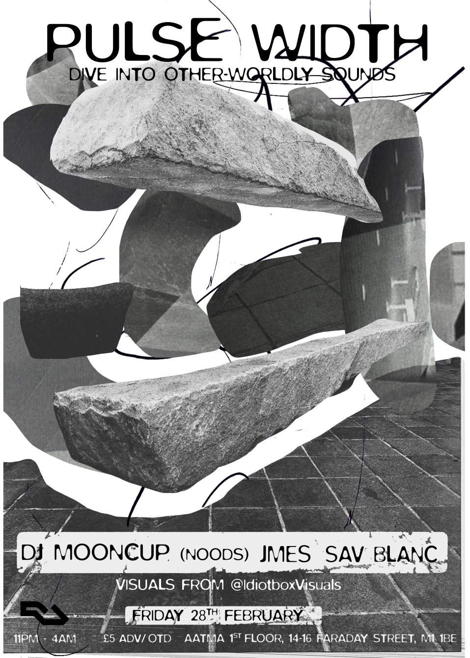 Pulse Width with DJ Mooncup (Noods) at Aatma, Manchester